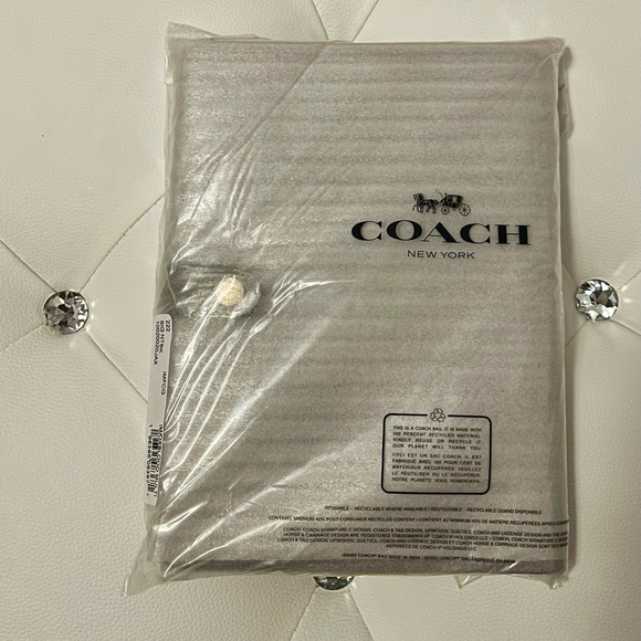 Coach | Office | New Coach Signature Print Oxblood Coated Canvas ...